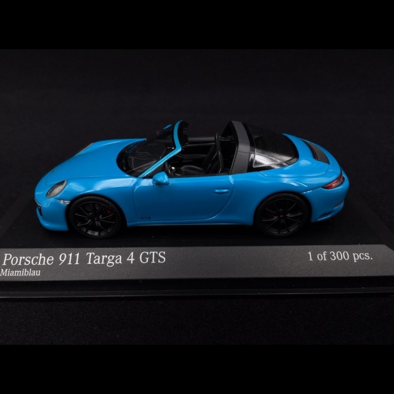 Porsche 911 type 991 Phase II Targa 4 GTS 2016 Miami blue 1/43 ...