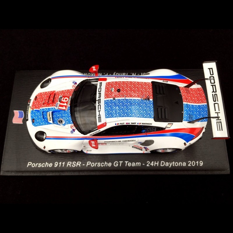 Porsche 911 RSR type 991 24h Daytona 2019 n° 911 Style Brumos 1/43 Spark US073