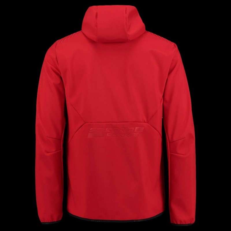Ferrari Hoodie Jacket Softshell Red Ferrari Motorsport Collection - men