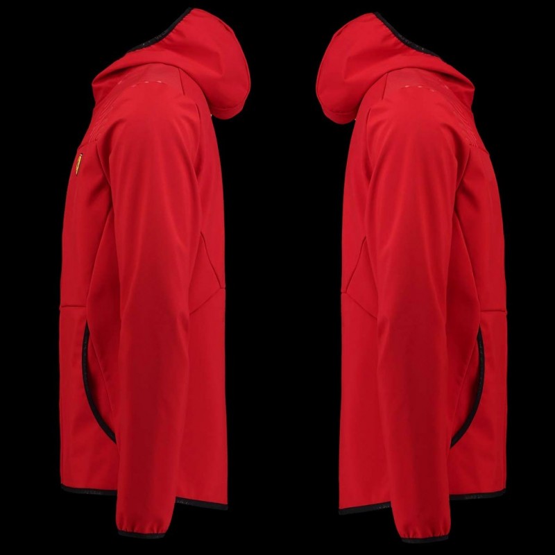 Ferrari Hoodie Jacke Softshell Rot Ferrari Motorsport Collection - Herren