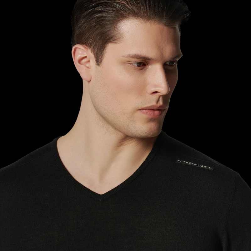 Porsche Design sweater Performance Black Porsche Design Merino Wool Top ...