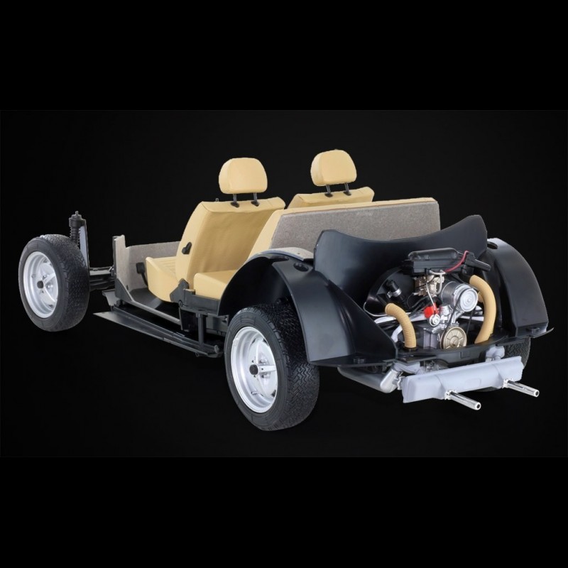 Kit VW Volkswagen Beetle 1303 cabriolet 1976 made of metal viper green 1/8