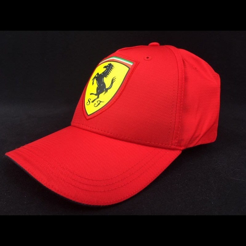 Ferrari cap crest emblem red