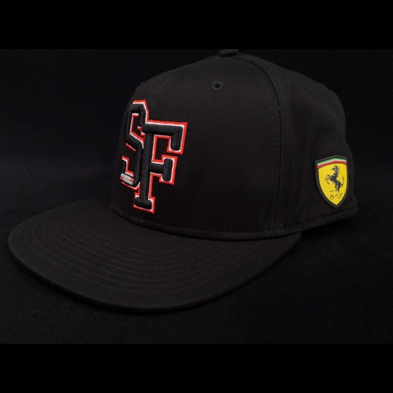 Casquette Ferrari logo Scuderia Ferrari noir