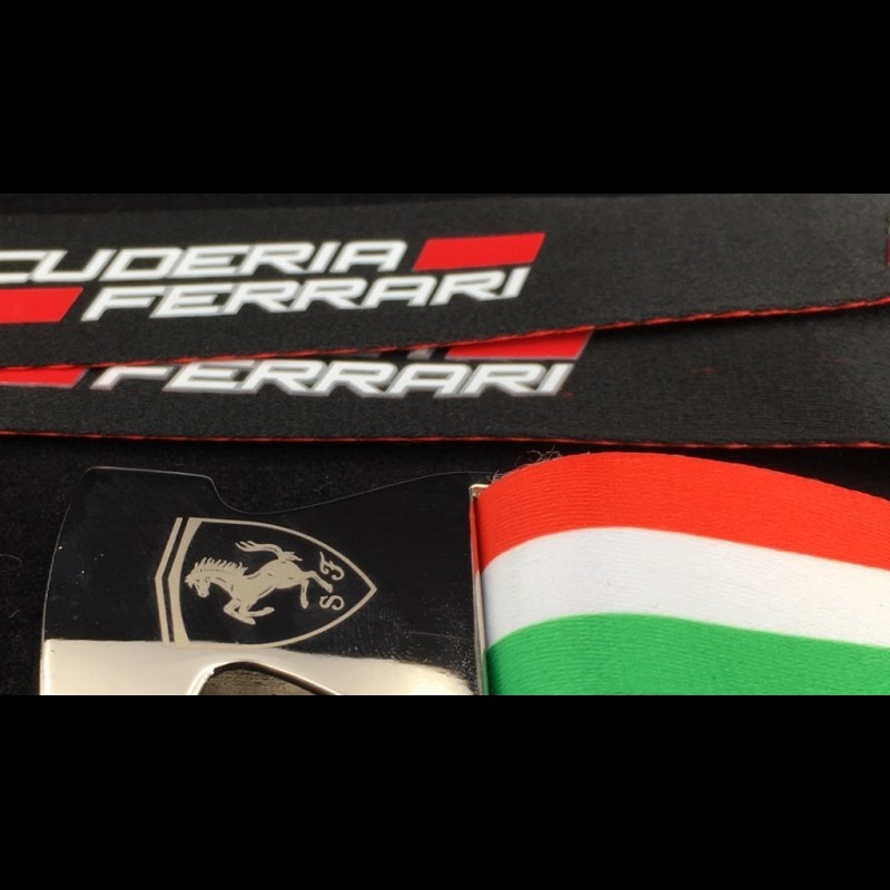 Keyring Ferrari strap black