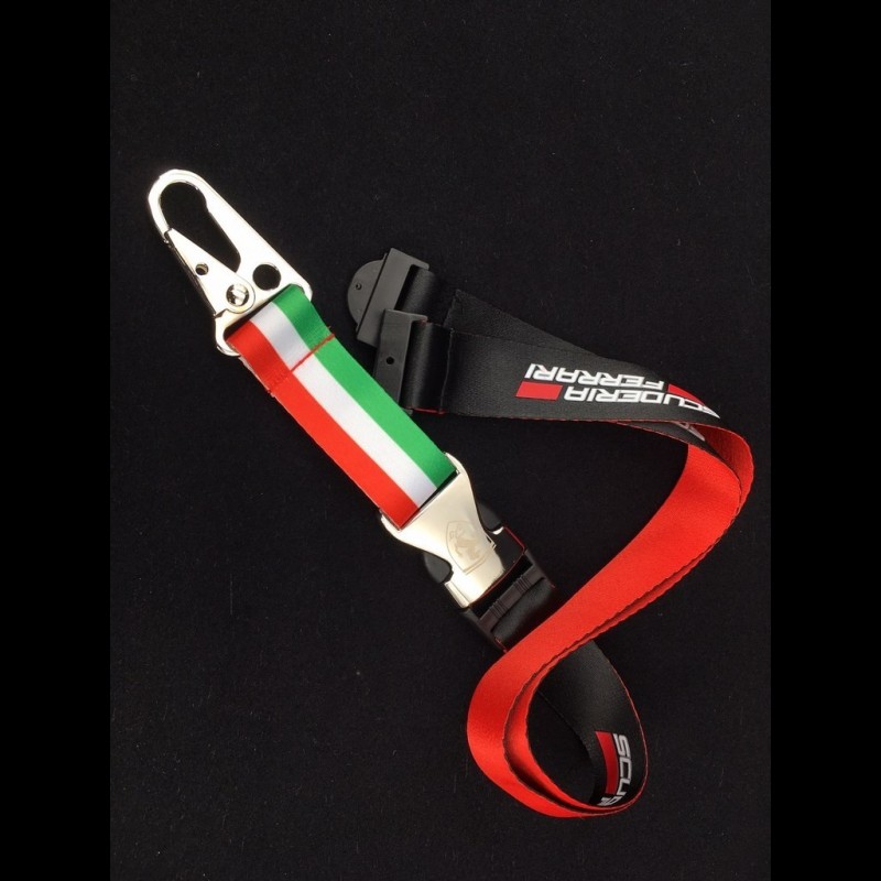 Keyring Ferrari strap black