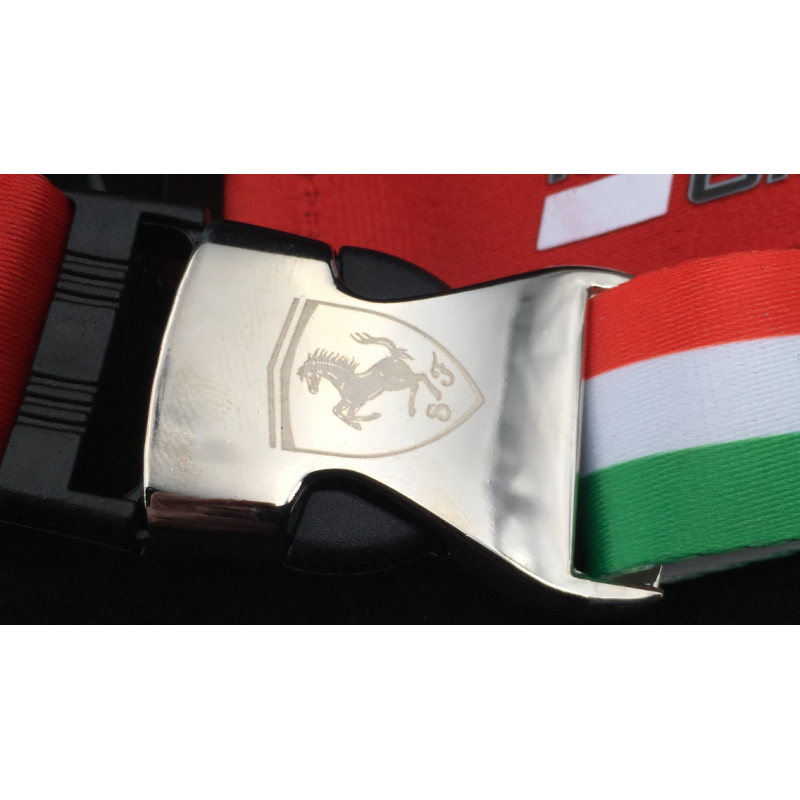 Keyring Ferrari strap red