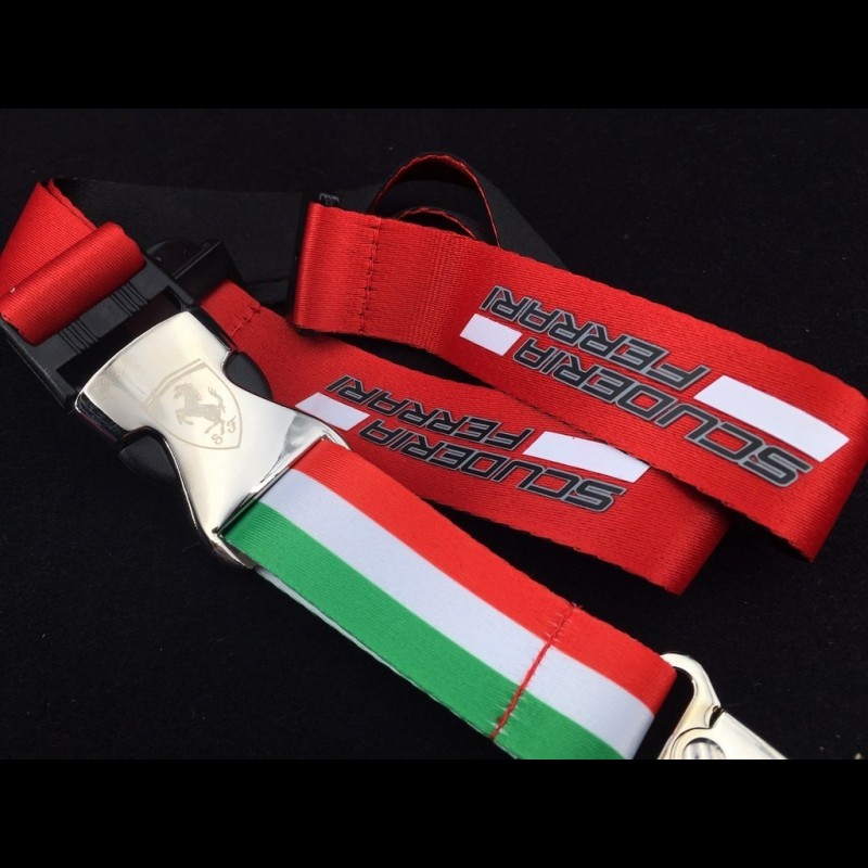 Keyring Ferrari strap red