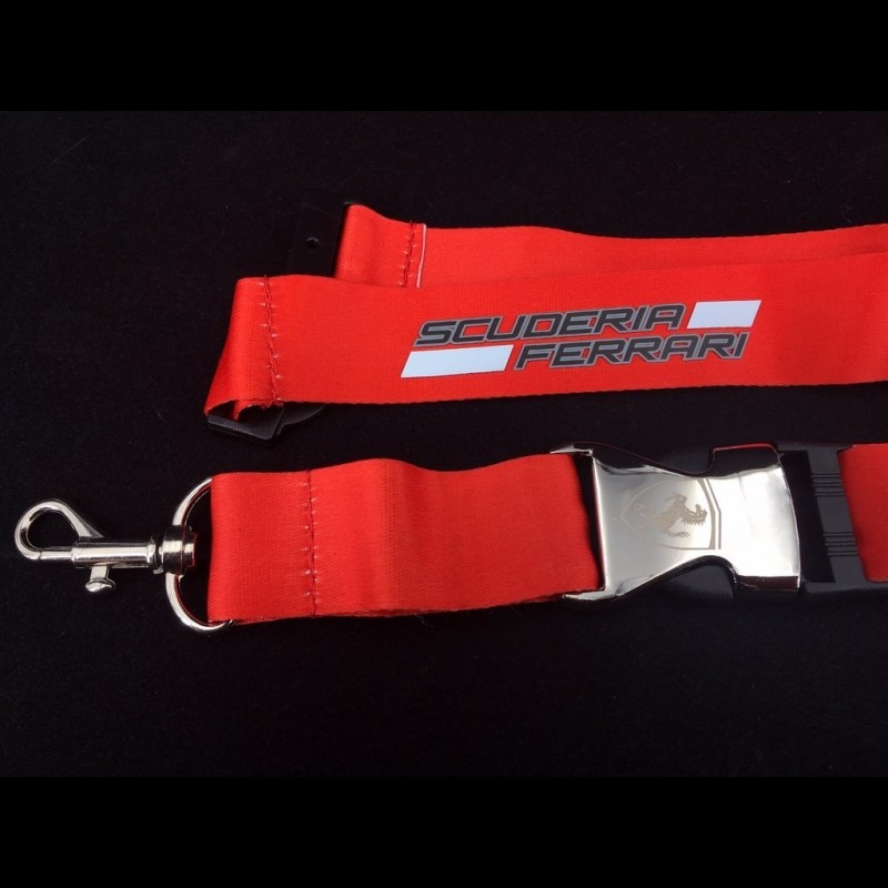Keyring Ferrari strap red