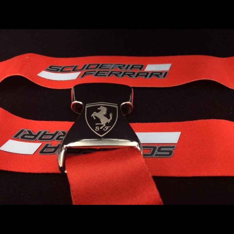 Keyring Ferrari strap red