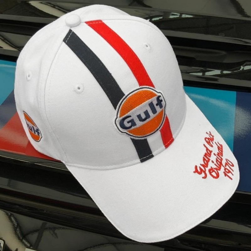 Gulf Cap Vintage Grand Prix 1970 White / blue / red