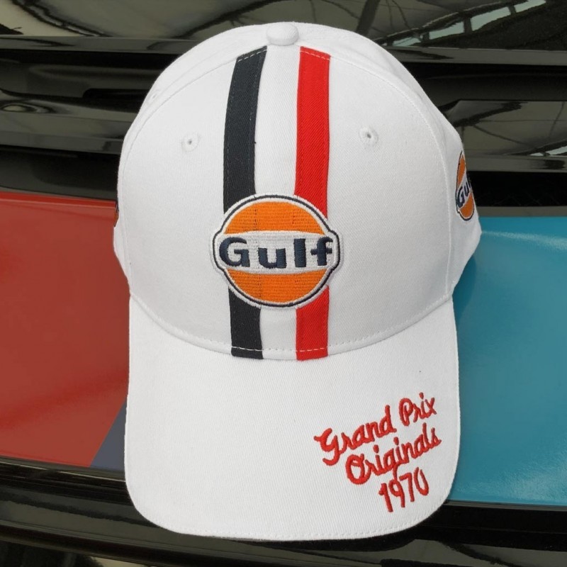 Gulf Cap Vintage Grand Prix 1970 White / blue / red