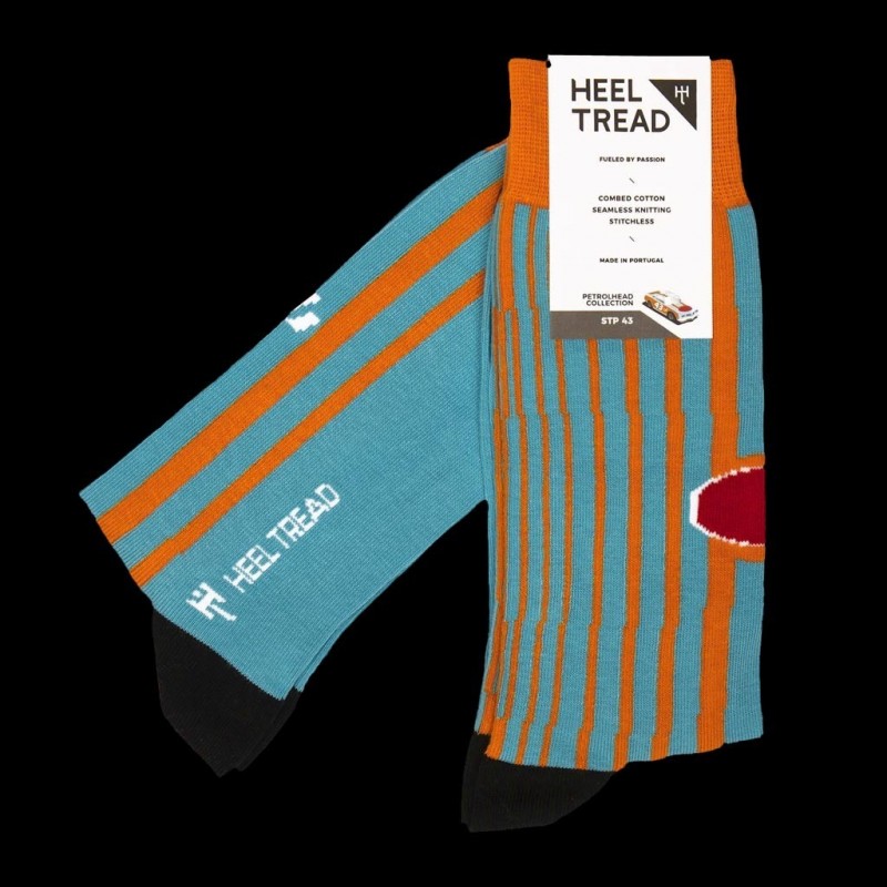 Inspiration Porsche Kremer K8 socks / Pontiac STP Gulf blue / orange ...