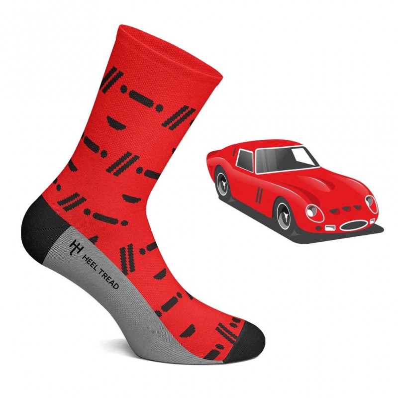 4 pairs Sport Classic Socks Sports cars Heritage Boxset - Unisex