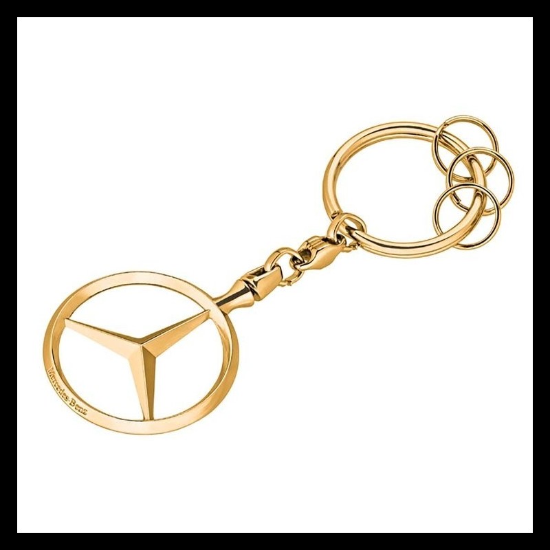 Mercedes keyring Brussels gold Mercedes-Benz B66953741