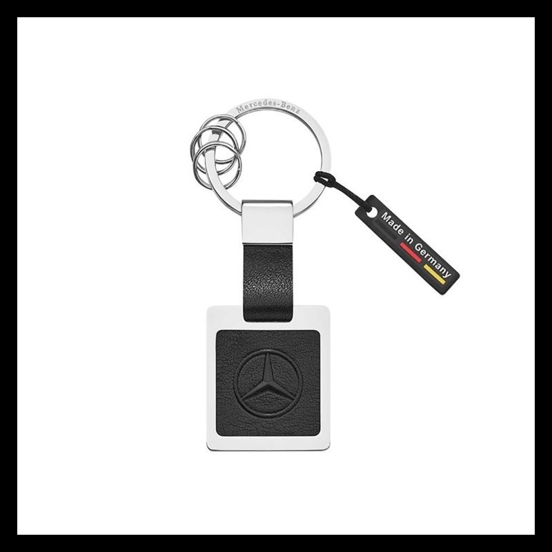 Mercedes keyring St. Petersburg leather black Mercedes-Benz B66953626