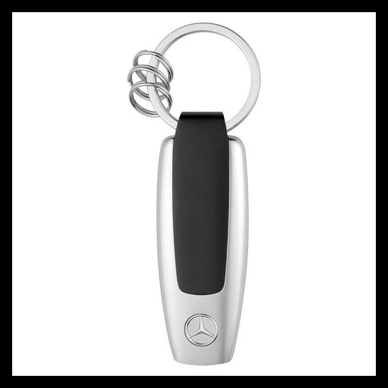 Mercedes keyring E-class typography silver Mercedes-Benz B66958417