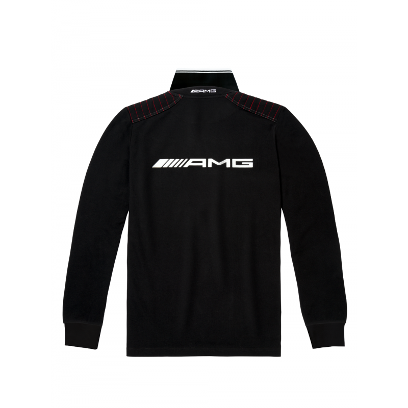 Mercedes Polo shirt AMG long sleeves Black Mercedes-Benz B66957490 - men