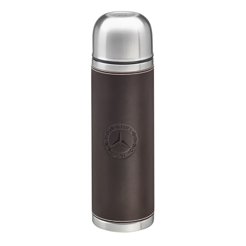 Mercedes Thermos flask Classic isothermal steel leather case Mercedes ...