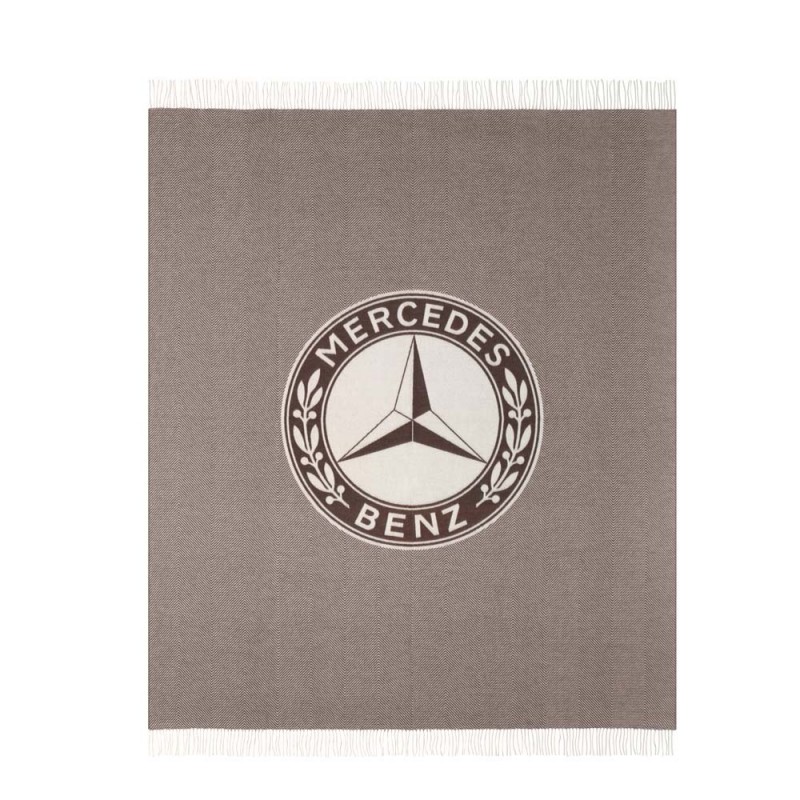 Mercedes fischgrat decke baumwolle braune Mercedes-Benz B66041560
