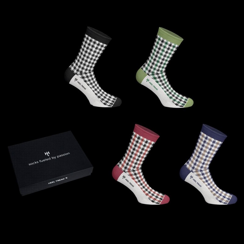 4 pairs Inspiration Porsche 911 Pepita Socks Recaro Heritage 1963 -1973 ...
