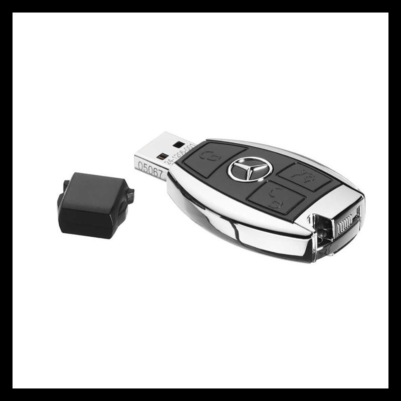 Mercedes USB-Stick 16 GB autoschlüssel aussehen schwarz Mercedes-Benz ...