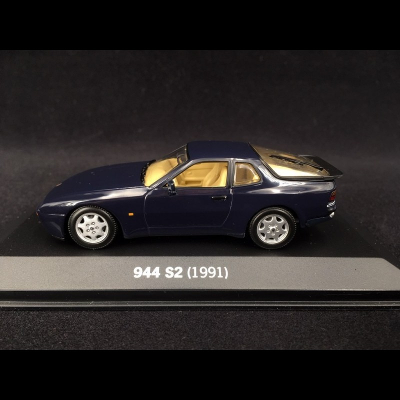 Porsche 944 S2 1991 blue azurite 1/43 Minichamps WAP02003S07