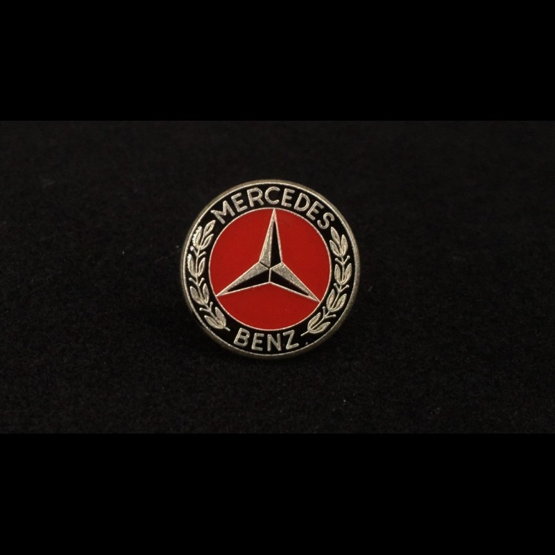 Mercedes-Benz emblem pin durchmesser 16 mm lackiert rot und schwarz ...