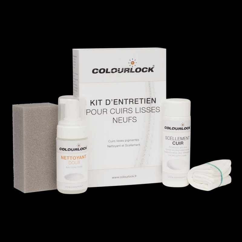 New leather cleaning and conditioning kit Colourlock Mild cleaner ...
