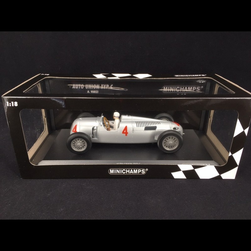 Auto-Union type C n°4 2ème Grand prix de Monaco 1936 avec Achille Varzi ...