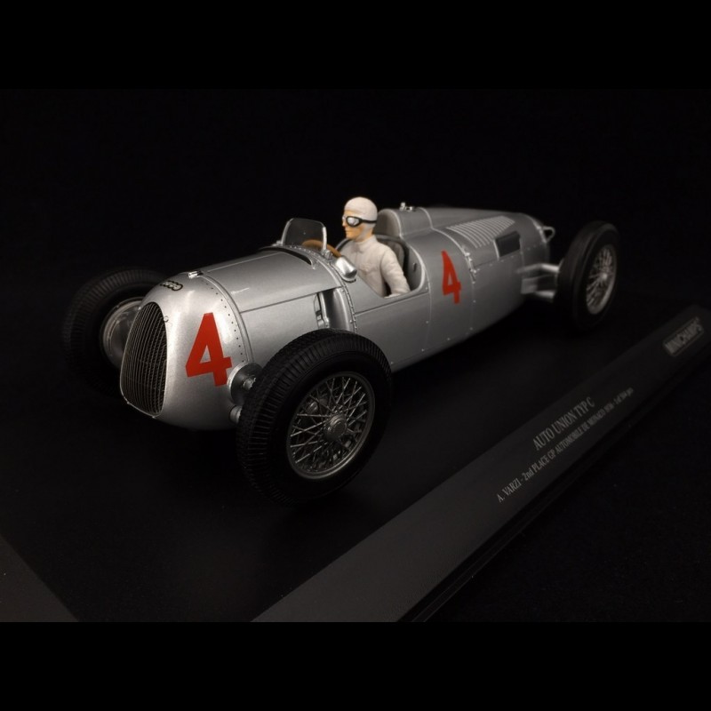 Auto-Union type C n°4 2ème Grand prix de Monaco 1936 avec Achille Varzi ...
