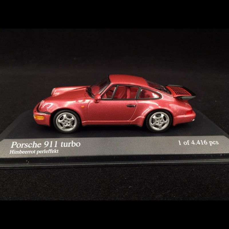 Porsche 911 Type 964 Turbo 1990 Raspberry Red 1/43 Minichamps 430069108