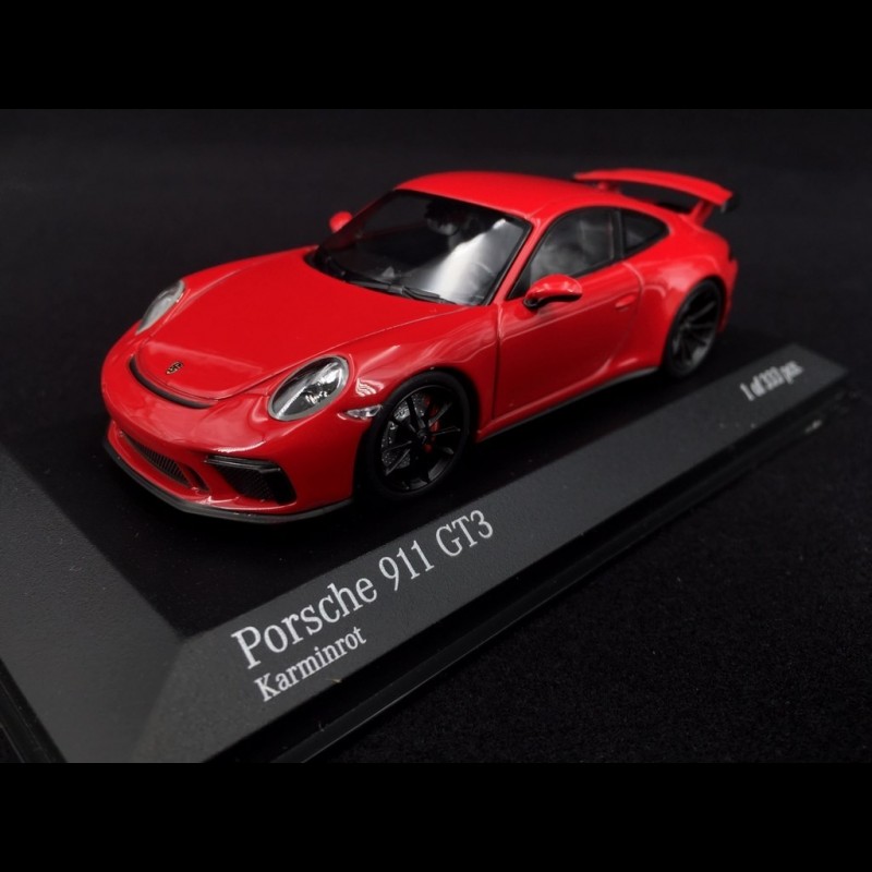 Porsche 911 Type 991 GT3 2017 carmine red 1/43 Minichamps 413066025