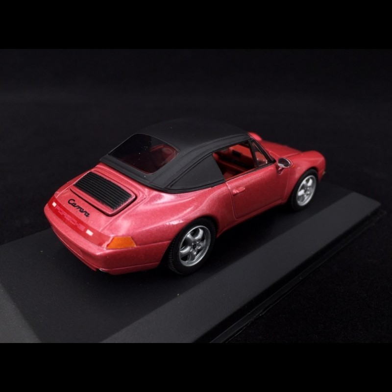 Porsche 911 Type 993 Carrera Cabriolet raspberry red 1/43 Minichamps ...