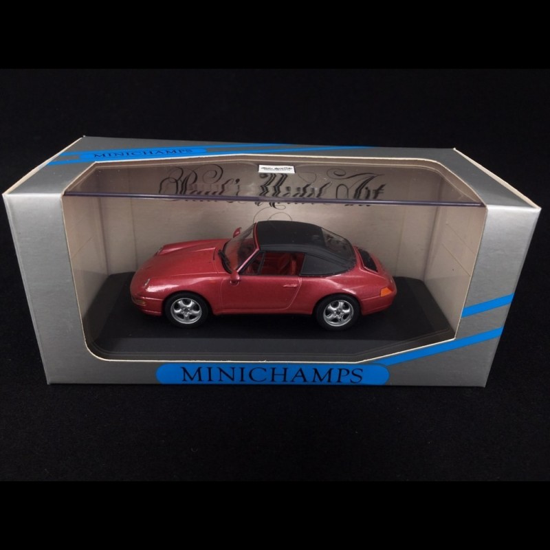 Porsche 911 Type 993 Carrera Cabriolet raspberry red 1/43 Minichamps ...