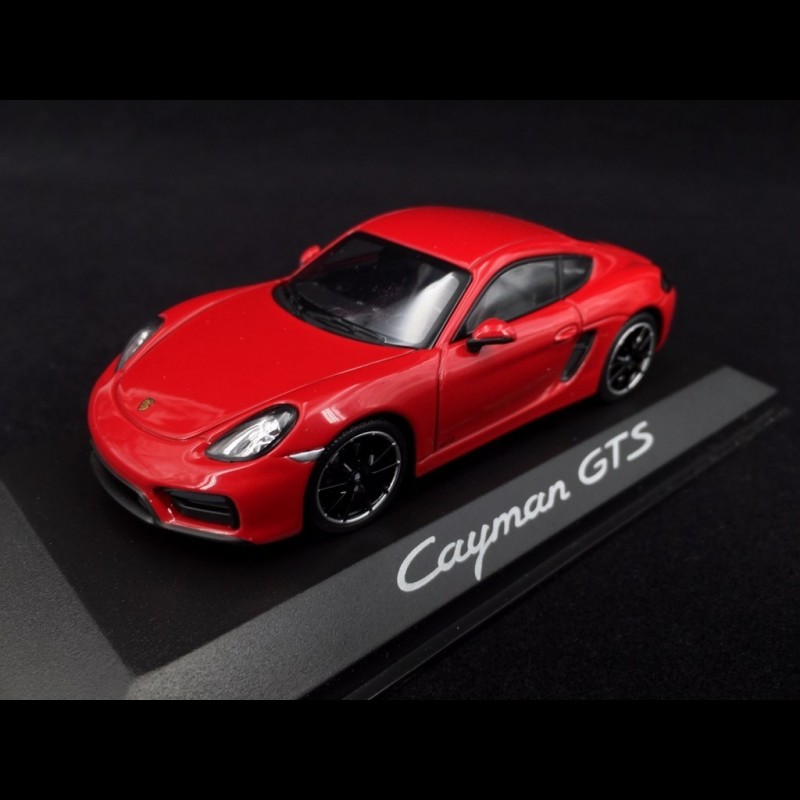 Porsche Cayman GTS Type 981 rouge carmin 1/43 Minichamps WAP0200150E