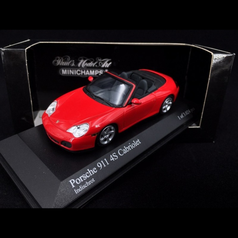 Porsche 911 Type 996 Carrera 4S Cabriolet 2003 guards red 1/43 ...