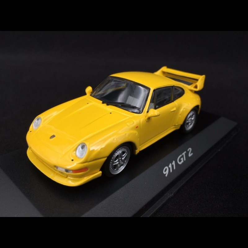 Porsche 911 GT2 Type 993 1995 Speed yellow 1/43 Minichamps WAP020017