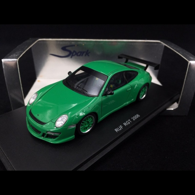 Porsche 911 RUF RGT type 997 2006 green 1/43 Spark S0715