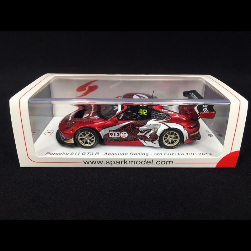 Porsche 911 GT3 R type 991 n° 912 Absolute Racing 3rd 10h Suzuka 2019 1 ...