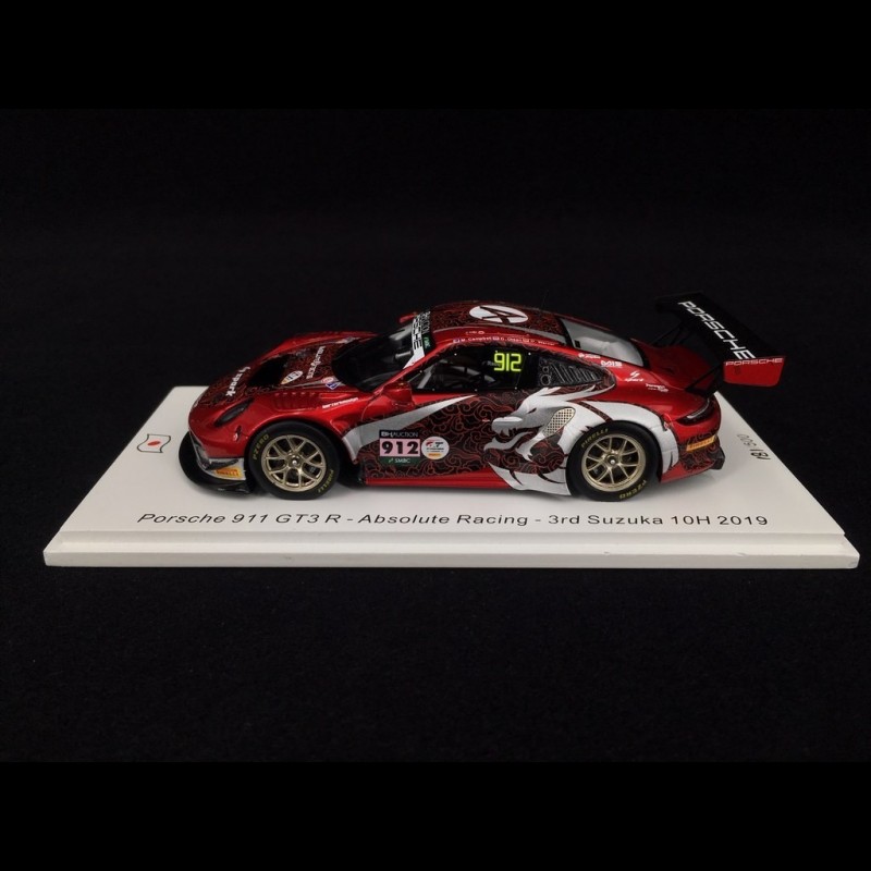 Porsche 911 GT3 R type 991 n° 912 Absolute Racing 3ème 10h Suzuka 2019 ...