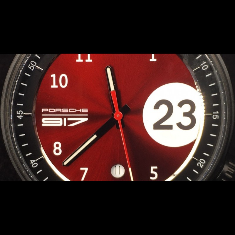 Porsche Uhr 917 Salzburg n° 23 Pure Watch Silber gehäuse WAP0700030M917