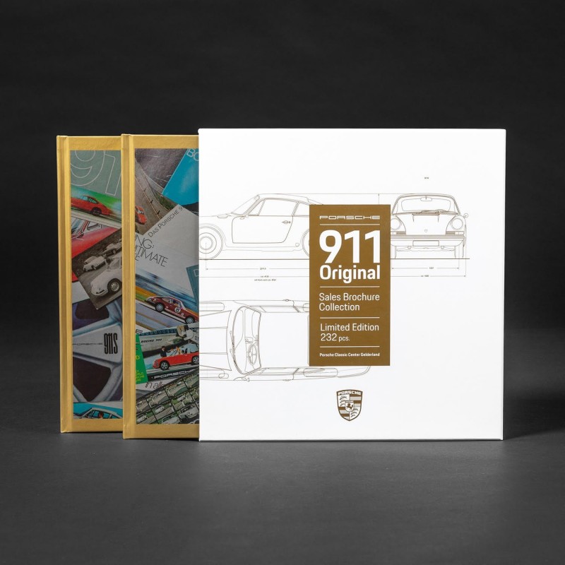 Livre Porsche 911 Sales Brochure Collection Edition limitée en coffret ...