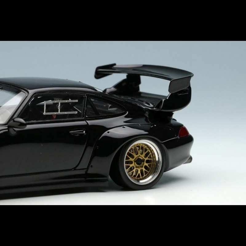 Porsche 911 GT2 EVO type 993 1996 black 1/43 Make Up Vision VM130C
