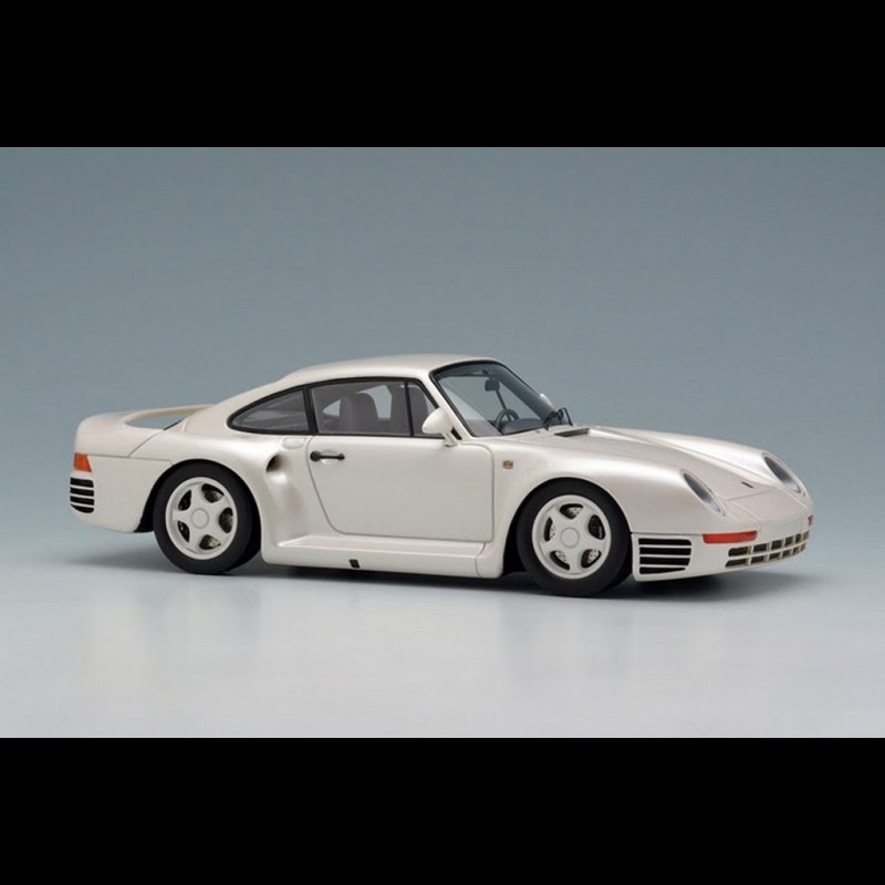 Porsche 959 1986 pearl white 1/43 Make Up Eidolon EM305A