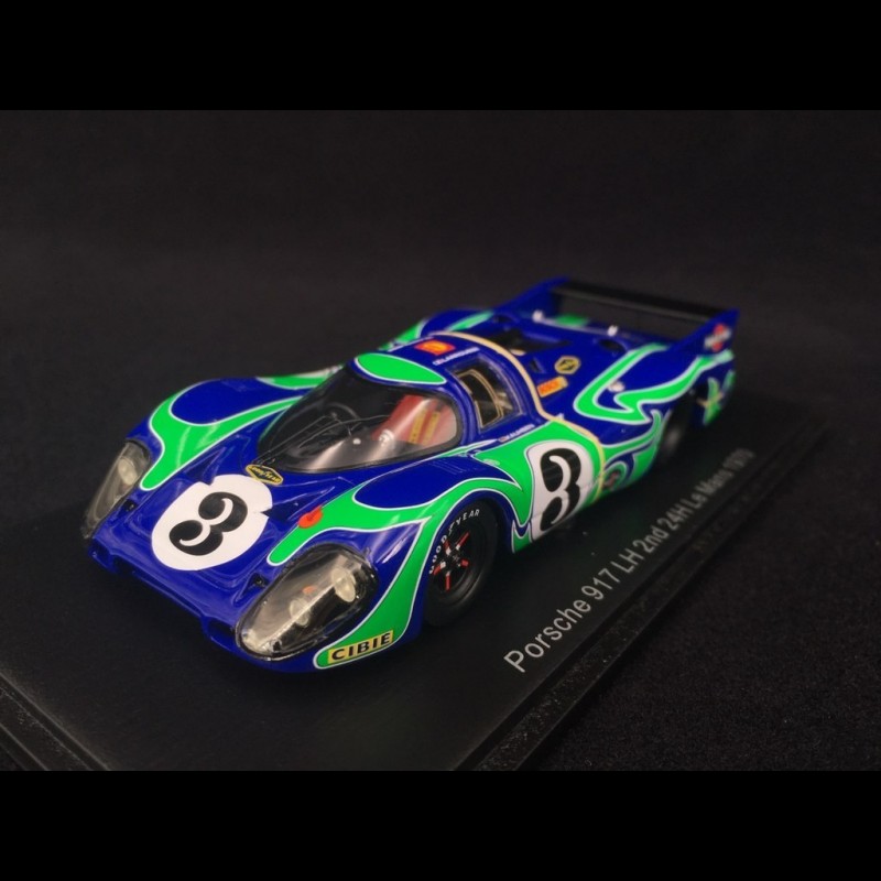 Porsche 917 LH n° 3 Psychedelic Platz 2 Le Mans 1970 1/43 Spark S0928