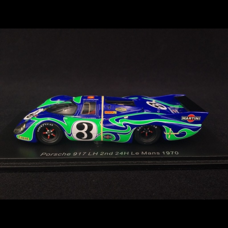 Porsche 917 LH n° 3 Psychedelic Platz 2 Le Mans 1970 1/43 Spark S0928