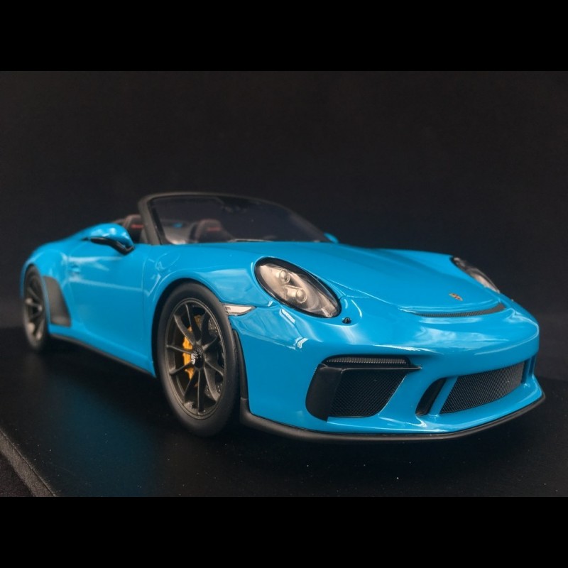 Porsche 911 Speedster type 991 2019 Miami blue 1/18 Spark 18S467