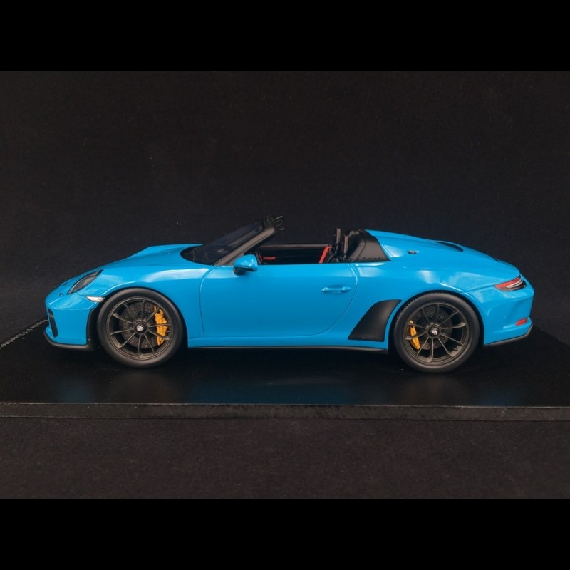 Porsche 911 Speedster type 991 2019 Miami blue 1/18 Spark 18S467
