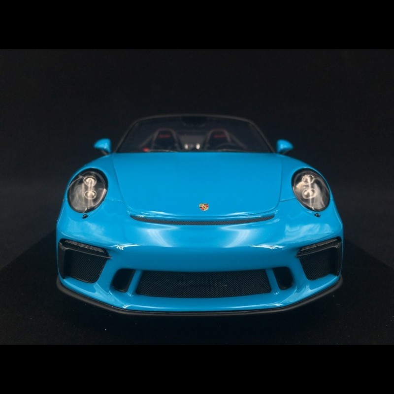 Porsche 911 Speedster type 991 2019 Miami blue 1/18 Spark 18S467